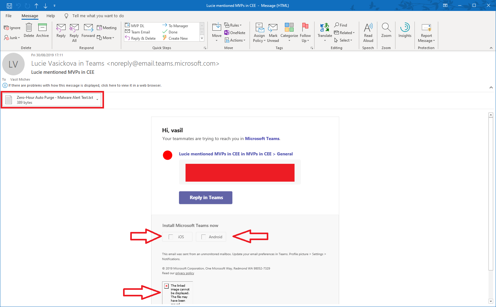 Microsoft ZAPs Teams notification emails - Blog
