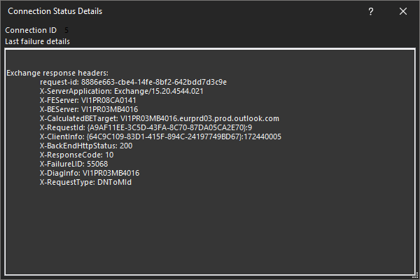 Did you know: Outlook connection status details dialog | Blog Did you know: Outlook connection status details dialog | Blog