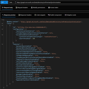 Manage directory synchronization settings via the Graph API | Blog